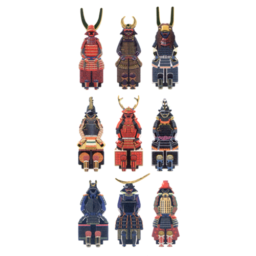 Japanese Stickers - Samurai Armour Stationary From Japan – SWAY EDIT.